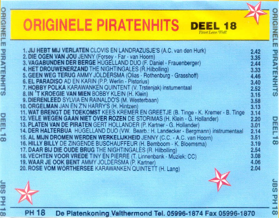 Piraten CD Deel 18 : Back | CD Covers | Cover Century | Over 1.000.000 ...